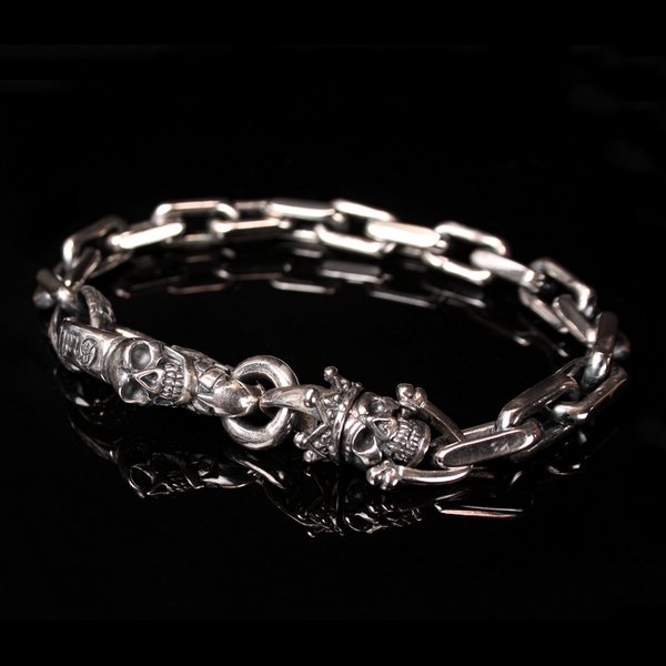 Death Row Silver Bracelet – Art Style Silver